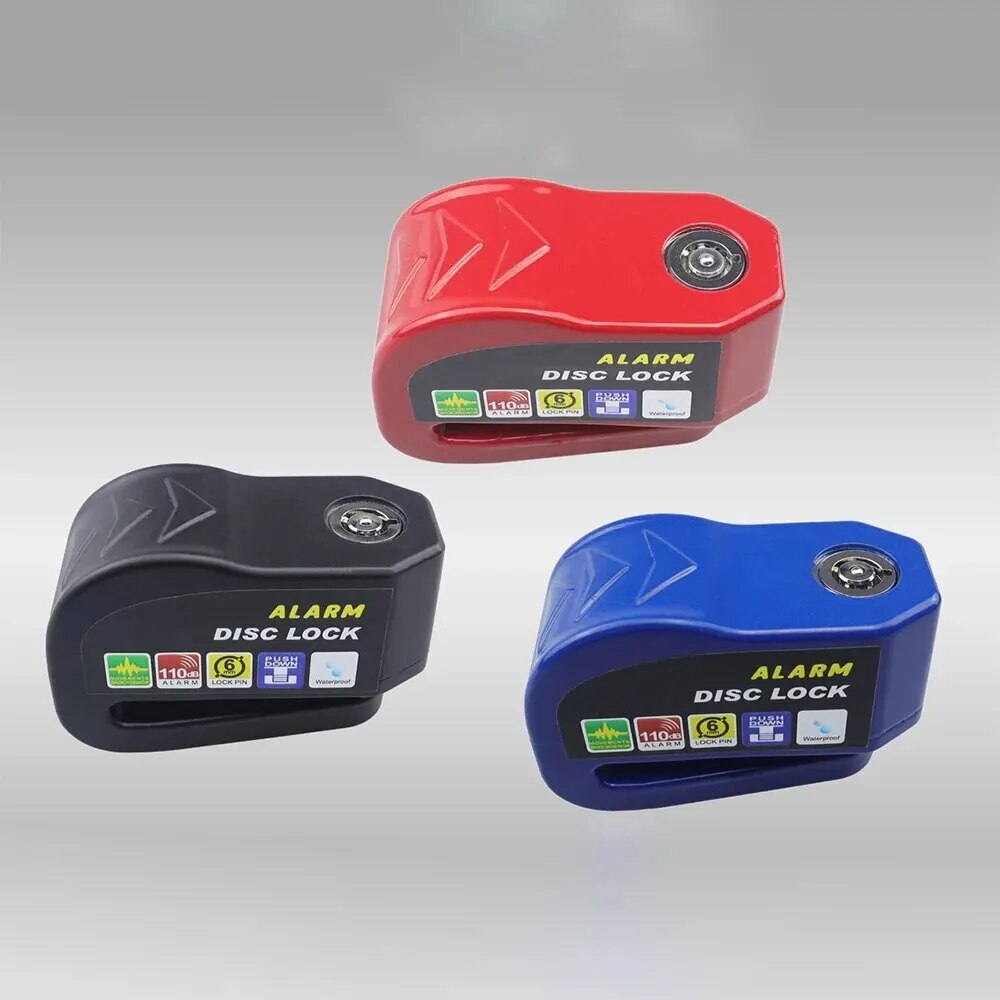 Disc Brake Alarm Lock - ideal for MTB Bike, Escooter, Scooter or any w